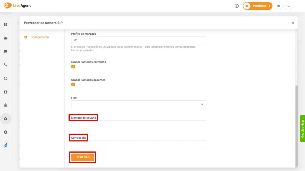 LiveAgent se integra a la perfección con la Centralita Virtual de netelip