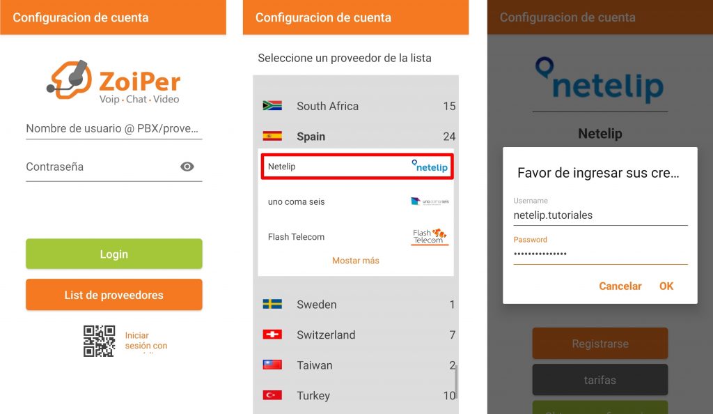 Configurar la Aplicación Zoiper en la Centralita Virtual | Centro de ayuda